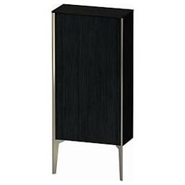 Duravit XViu Halbhochschrank XV1306RB116 50x24x89cm, champagner matt, Tür rechts, Eiche schwarz