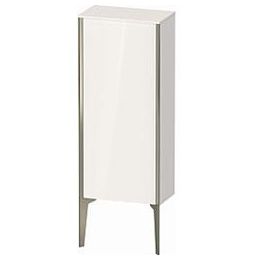 Duravit XViu Halbhochschrank XV1305LB122 40x24x89cm, champagner matt, Tür links, weiß hochglanz