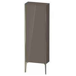 Duravit XViu Halbhochschrank XV1316LB189 50x24x133cm, champagner matt, Tür links, flannel grey hochglanz