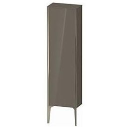 Duravit XViu Halbhochschrank XV1315LB189 40x24x133cm, champagner matt, Tür links, flannel grey hochglanz