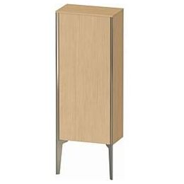 Duravit XViu Halbhochschrank XV1305LB130 40x24x89cm, champagner matt, Tür links, Eiche natur