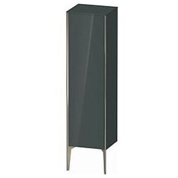 Duravit XViu Halbhochschrank XV1325LB138 40x36x133cm, champagner matt, Tür links, dolomiti grey hochglanz