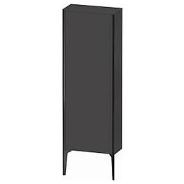 Duravit XViu Halbhochschrank XV1316RB249 50x133x24cm, 1 Tür, schwarz matt, Anschlag rechts, graphit matt