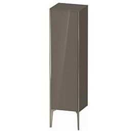 Duravit XViu Halbhochschrank XV1325LB189 40x36x133cm, champagner matt, Tür links, flannel grey hochglanz