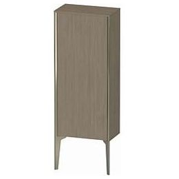 Duravit XViu Halbhochschrank XV1305LB135 40x24x89cm, champagner matt, Tür links, Eiche terra