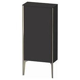 Duravit XViu Halbhochschrank XV1306LB180 50x24x89cm, champagner matt, Tür links, graphit supermatt