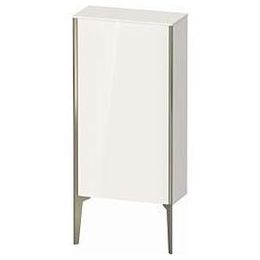 Duravit XViu Halbhochschrank XV1306LB185 50x24x89cm, champagner matt, Tür links, weiß hochglanz