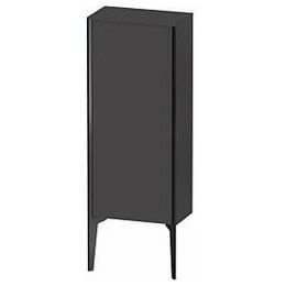 Duravit XViu Halbhochschrank XV1305RB249 40x24x89cm, schwarz matt, Tür rechts, graphit matt