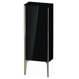 Duravit XViu Halbhochschrank XV1305LB140 40x24x89cm, champagner matt, Tür links, schwarz hochglanz