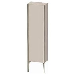 Duravit XViu Halbhochschrank XV1315RB191 40x24x133cm, champagner matt, Tür rechts, taupe matt