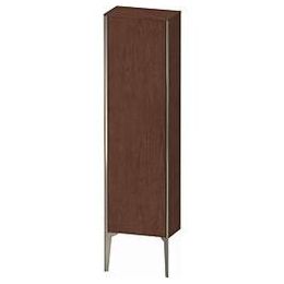 Duravit XViu Halbhochschrank XV1315LB113 40x24x133cm, champagner matt, Tür links, amerikanischer nussbaum