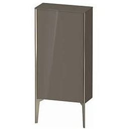 Duravit XViu Halbhochschrank XV1306LB189 50x24x89cm, champagner matt, Tür links, flannel grey hochglanz