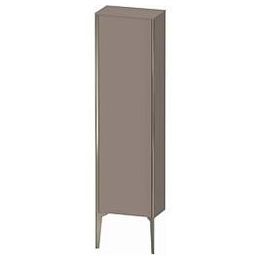 Duravit XViu Halbhochschrank XV1315LB143 40x24x133cm, champagner matt, Tür links, basalt matt