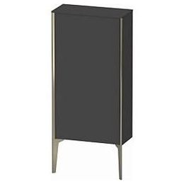 Duravit XViu Halbhochschrank XV1306LB149 50x24x89cm, champagner matt, Tür links, graphit matt