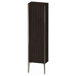 Duravit XViu Halbhochschrank XV1315LB169 40x24x133cm, champagner matt, Tür links, nussbaum gebürstet