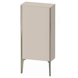 Duravit XViu Halbhochschrank XV1306LB191 50x24x89cm, champagner matt, Tür links, taupe matt