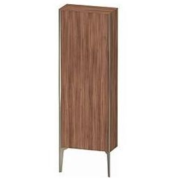 Duravit XViu Halbhochschrank XV1316LB179 50x24x133cm, champagner matt, Tür links, nussbaum natur