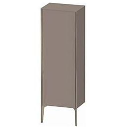 Duravit XViu Halbhochschrank XV1326LB143 50x36x133cm, champagner matt, Tür links, basalt matt