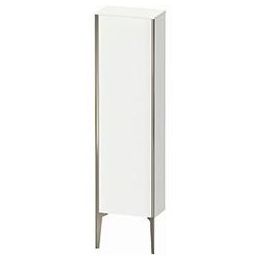 Duravit XViu Halbhochschrank XV1315LB118 40x24x133cm, champagner matt, Tür links, weiß matt