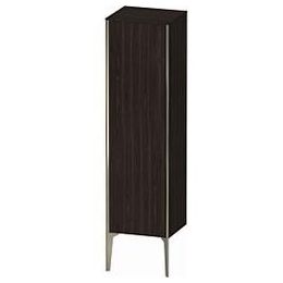 Duravit XViu Halbhochschrank XV1325LB169 40x36x133cm, champagner matt, Tür links, nussbaum gebürstet