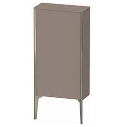 Duravit XViu Halbhochschrank XV1306LB143 50x24x89cm, champagner matt, Tür links, basalt matt