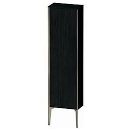 Duravit XViu Halbhochschrank XV1315LB116 40x24x133cm, champagner matt, Tür links, Eiche schwarz