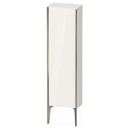 Duravit XViu Halbhochschrank XV1315LB122 40x24x133cm, champagner matt, Tür links, weiß hochglanz