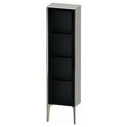 Duravit XViu Halbhochschrank XV1365LB107 40x24x133cm, Glastür, champagner matt, Tür links, betongrau matt