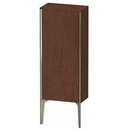 Duravit XViu Halbhochschrank XV1305LB113 40x24x89cm, champagner matt, Tür links, amerikanischer nussbaum