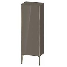 Duravit XViu Halbhochschrank XV1326LB189 50x36x133cm, champagner matt, Tür links, flannel grey hochglanz