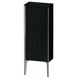 Duravit XViu Halbhochschrank XV1305LB116 40x24x89cm, champagner matt, Tür links, Eiche schwarz