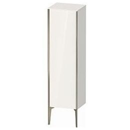 Duravit XViu Halbhochschrank XV1325LB122 40x36x133cm, champagner matt, Tür links, weiß hochglanz