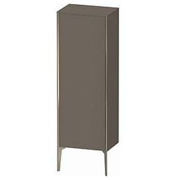 Duravit XViu Halbhochschrank XV1326LB190 50x36x133cm, champagner matt, Tür links, flannel grey seidenmatt