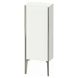 Duravit XViu Halbhochschrank XV1305LB118 40x24x89cm, champagner matt, Tür links, weiß matt