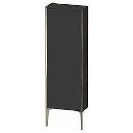 Duravit XViu Halbhochschrank XV1316LB180 50x24x133cm, champagner matt, Tür links, graphit supermatt