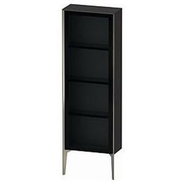 Duravit XViu Halbhochschrank XV1366RB180 50x24x133cm, Glastür, champagner matt, Tür rechts, graphit supermatt