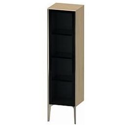 Duravit XViu Halbhochschrank XV1367LB171 40x36x133cm, Glastür, champagner matt, Tür links, mediterrane eiche