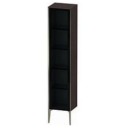 Duravit XViu Hochschrank XV1375LB172 40x36x177cm, Glastür, champagner matt, Tür links, eiche dunkel gebürstet