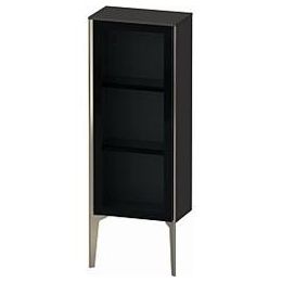 Duravit XViu Halbhochschrank XV1360RB180 40x24x89cm, Glastür, champagner matt, Tür rechts, graphit supermatt