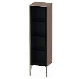 Duravit XViu Halbhochschrank XV1367LB186 40x36x133cm, Glastür, champagner matt, Tür links, cappucino hochglanz