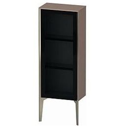 Duravit XViu Halbhochschrank XV1360RB186 40x24x89cm, Glastür, champagner matt, Tür rechts, cappucino hochglanz