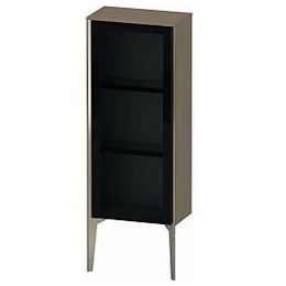 Duravit XViu Halbhochschrank XV1360RB135 40x24x89cm, Glastür, champagner matt, Tür rechts, Eiche terra