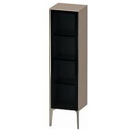 Duravit XViu Halbhochschrank XV1367LB175 40x36x133cm, Glastür, champagner matt, Tür links, leinen