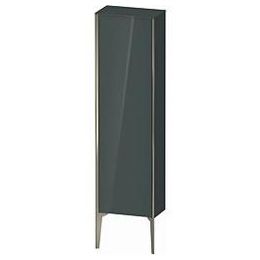 Duravit XViu Halbhochschrank XV1315LB138 40x24x133cm, champagner matt, Tür links, dolomiti grey hochglanz