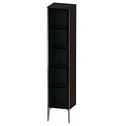 Duravit XViu Hochschrank XV1375LB169 40x36x177cm, Glastür, champagner matt, Tür links, nussbaum gebürstet