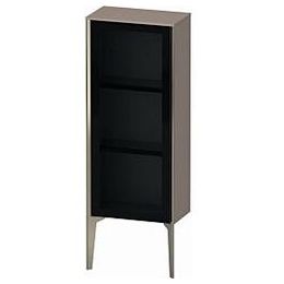 Duravit XViu Halbhochschrank XV1360RB143 40x24x89cm, Glastür, champagner matt, Tür rechts, basalt matt