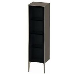 Duravit XViu Halbhochschrank XV1367LB190 40x36x133cm, Glastür, champagner matt, Tür links, flannel grey seidenmatt