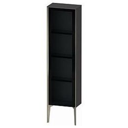 Duravit XViu Halbhochschrank XV1365LB149 40x24x133cm, Glastür, champagner matt, Tür links, graphit matt