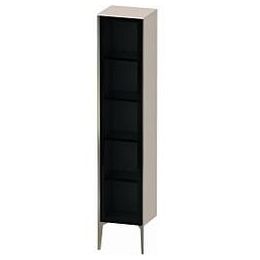 Duravit XViu Hochschrank XV1375LB191 40x36x177cm, Glastür, champagner matt, Tür links, taupe matt