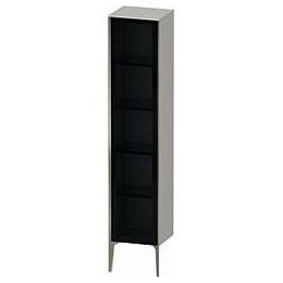 Duravit XViu Hochschrank XV1375LB107 40x36x177cm, Glastür, champagner matt, Tür links, betongrau matt